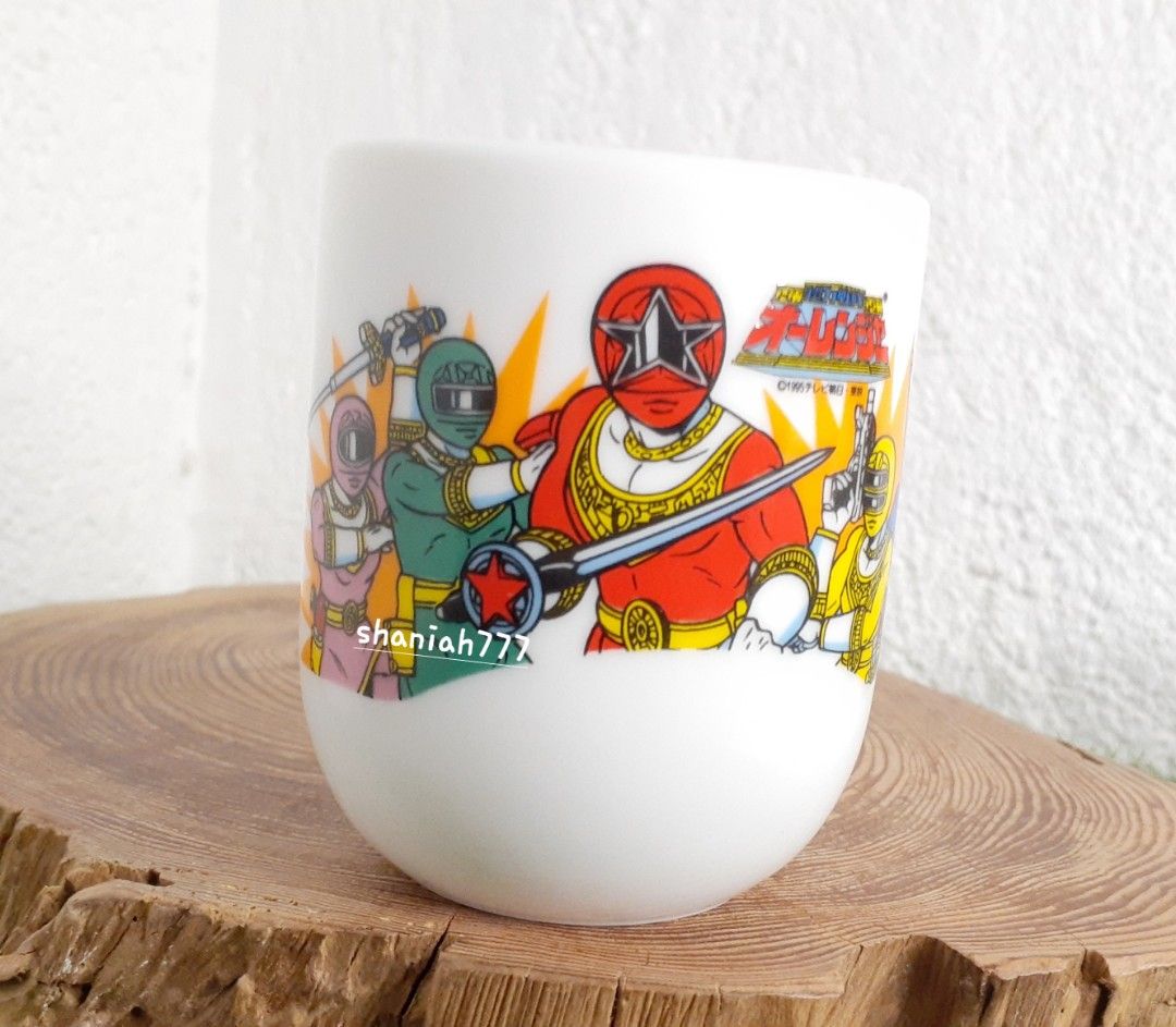 Vintage Rare 1995 Chouriki Sentai Ohranger Teacup Japanese Super Hero ...