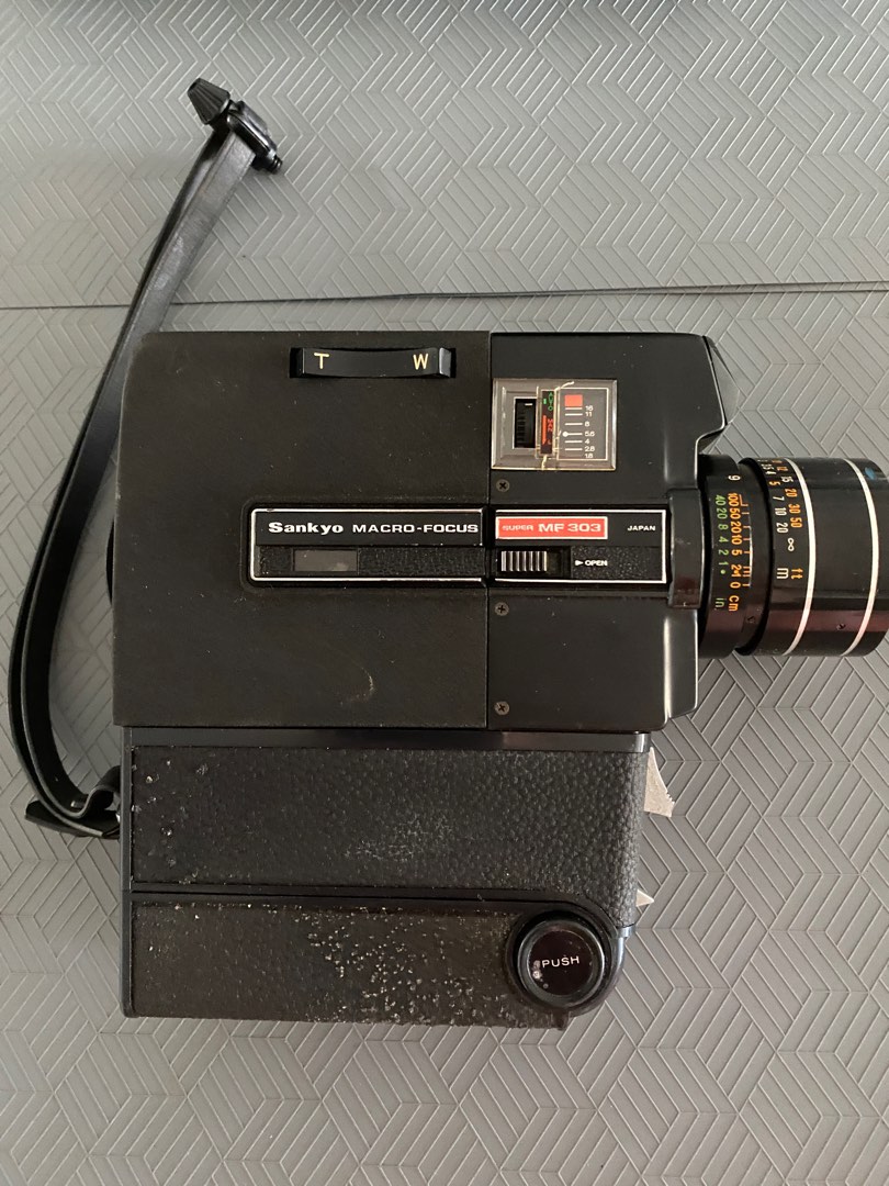Vintage Sankyo MF303 Video Camera, Photography, Video Cameras on Carousell