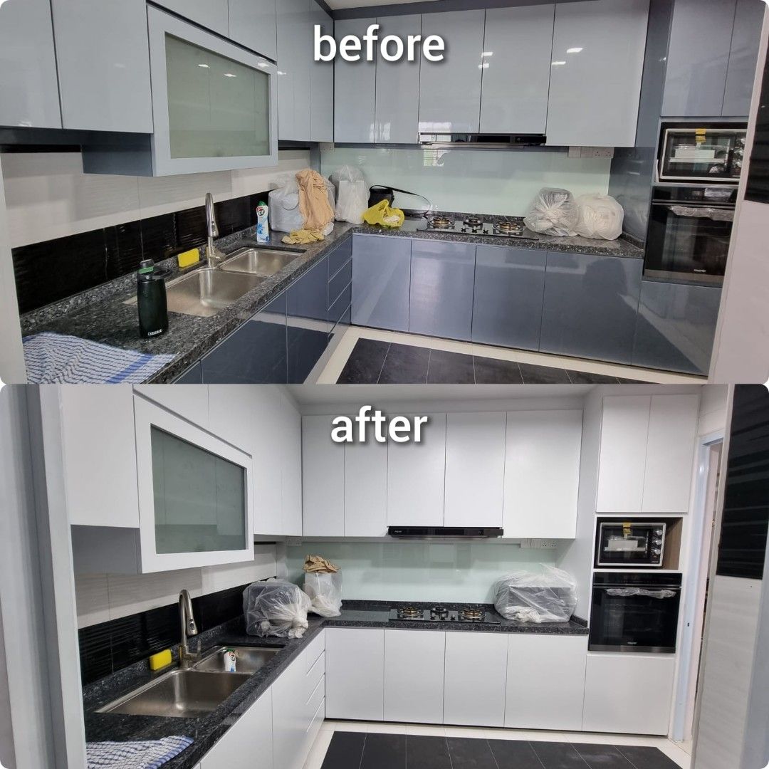 Vinyl Wrap ReLaminate service for Door,Kitchen cabinets, bedroom ...