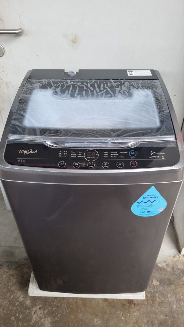 VWVD9512GG top load whirlpool washer 9.5kg, TV & Home Appliances ...