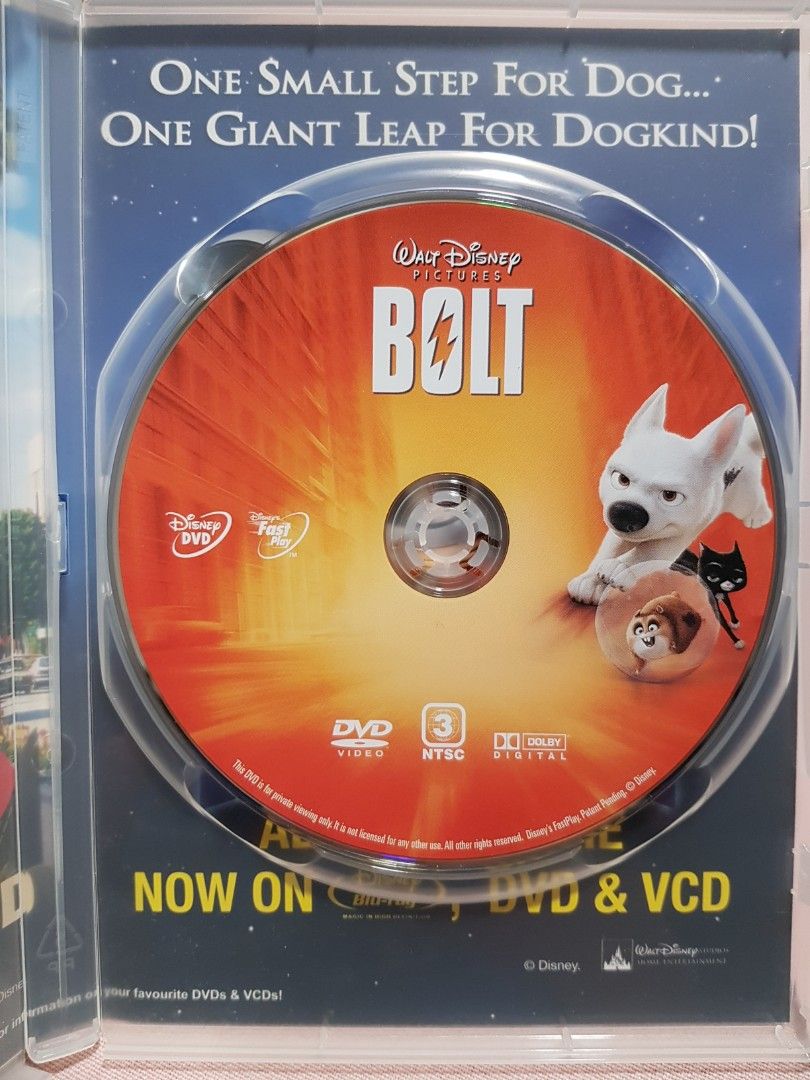 CCK Walt Disney Bolt DVD, Hobbies & Toys, Music & Media, CDs & DVDs on ...