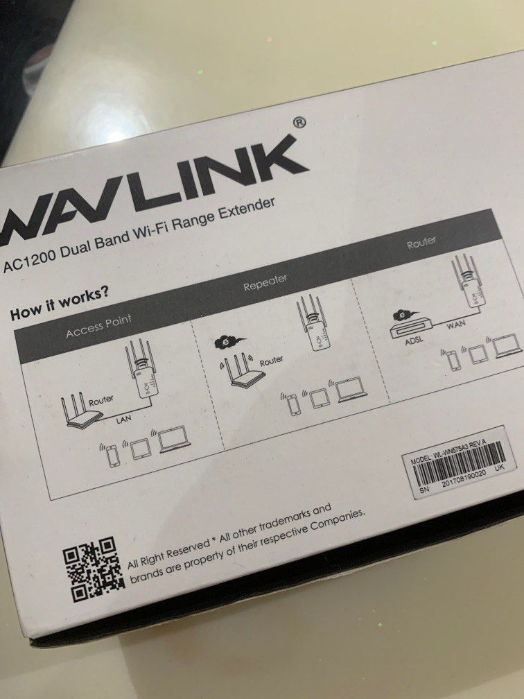 Wavlink Ac Dual Band Wifi Range Extender Computers Tech Parts Accessories Networking