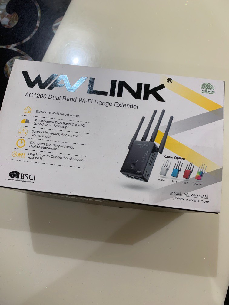 Wavlink AC 1200 Dual Band Wifi Range Extender, Computers & Tech, Parts ...
