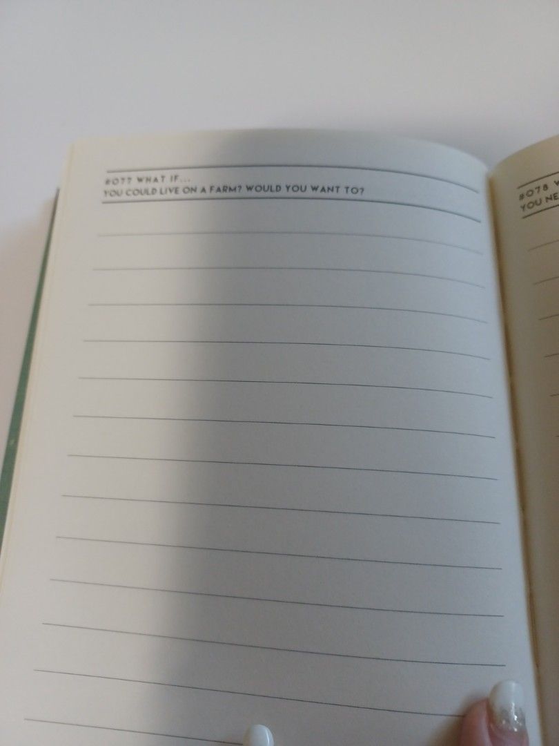 "What if" Journal Typo (Unused), Hobbies & Toys, Stationery & Craft ...