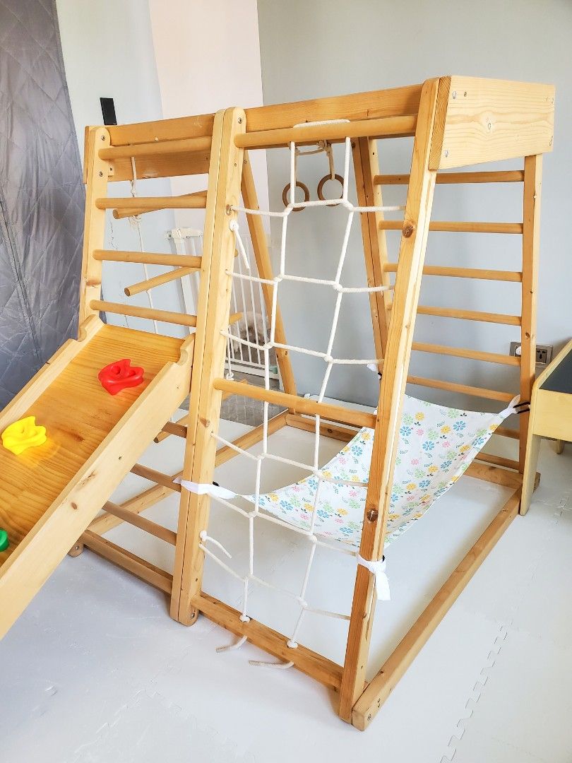 Wooden Indoor Playground, Babies & Kids, Baby Nursery & Kids Furniture ...