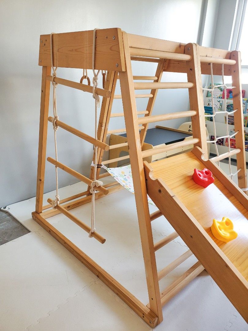 Wooden Indoor Playground, Babies & Kids, Baby Nursery & Kids Furniture ...