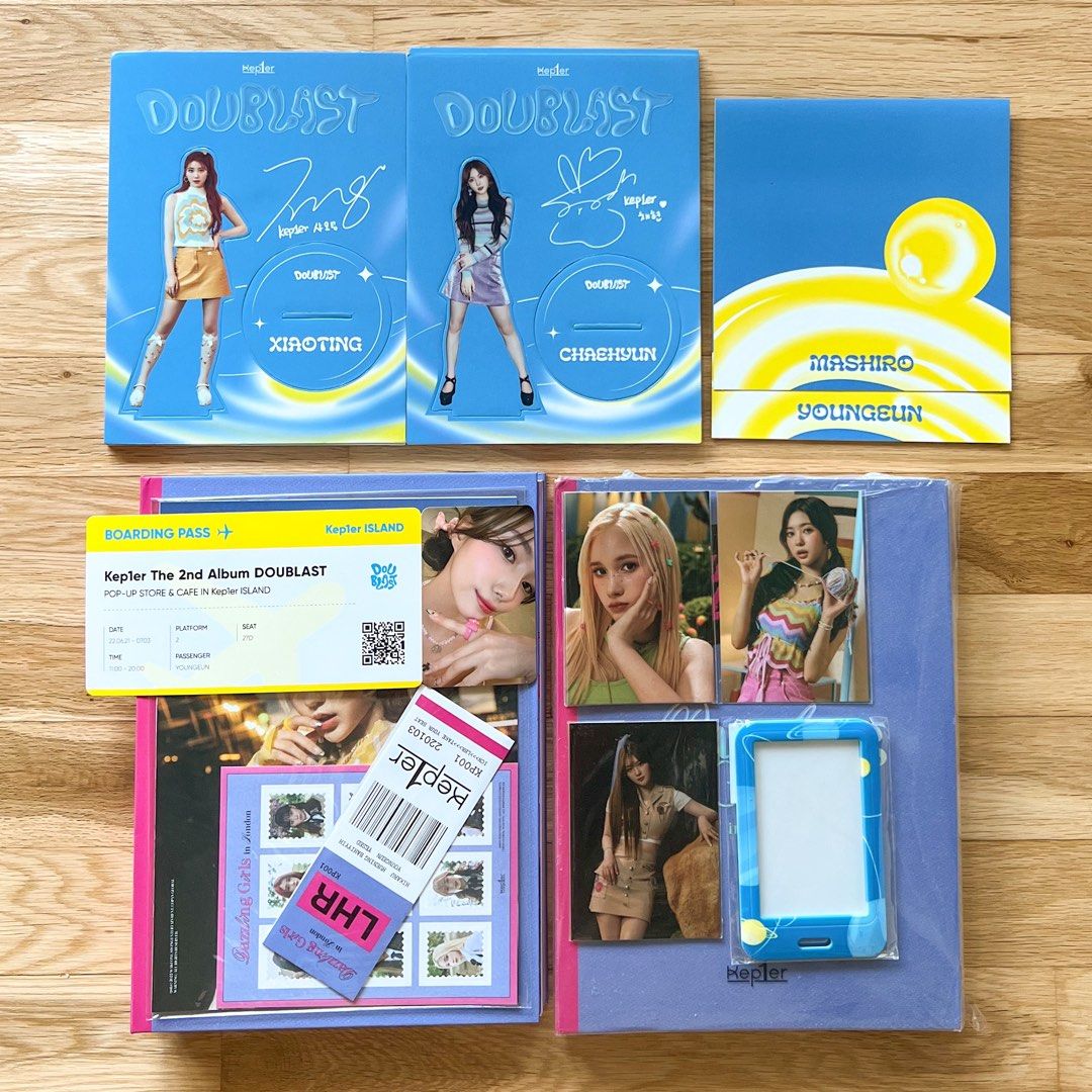 wtt wts kep1er first impact doublast jewel pob fs ld lightstick pop up card holder london girls ...