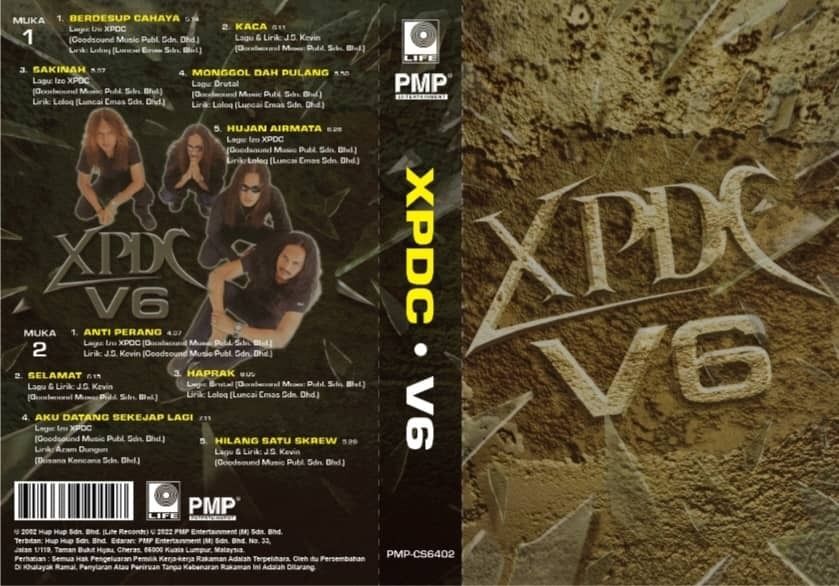 XPDC V6 Album Ke 6 Kaset Tape Cassette Versi Reissue Original New And Sealed Edaran PMP, Hobbies ...
