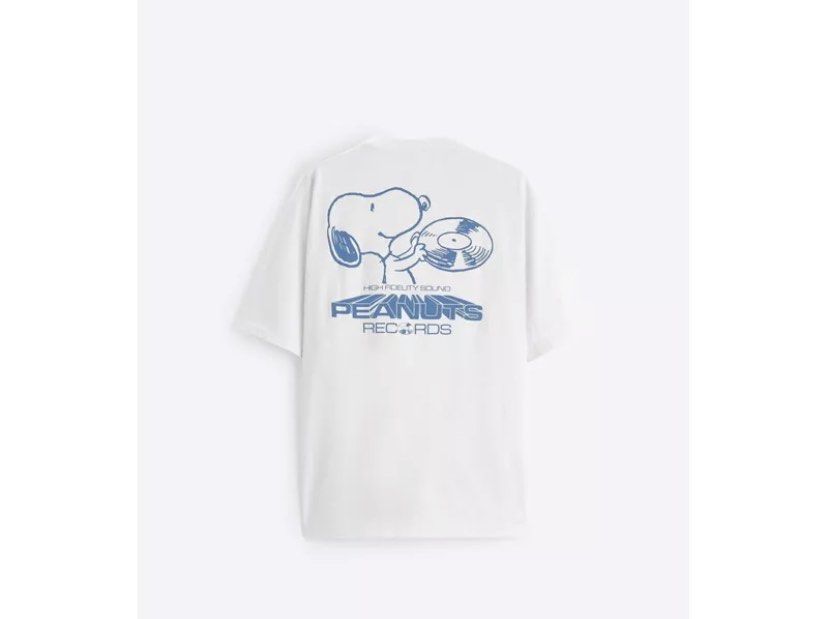 Zara Snoopy Shirt Original, Fesyen Pria, Pakaian , Atasan di Carousell