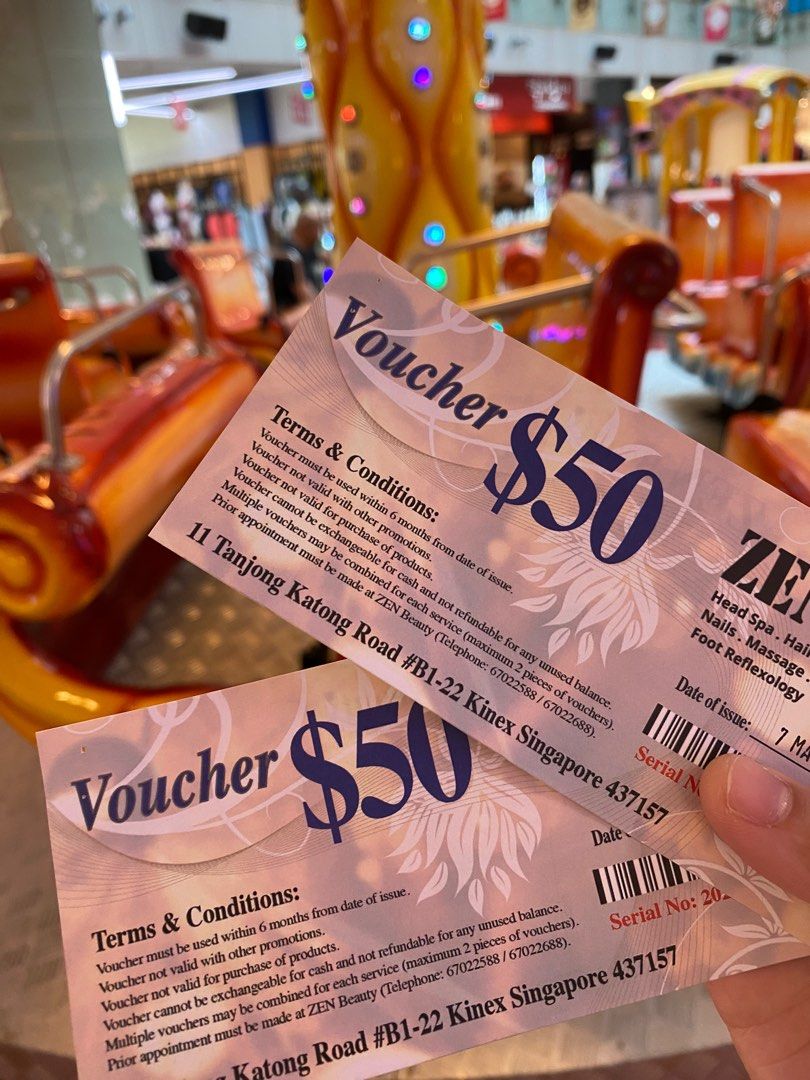 Zen Beauty | Beauty Voucher $100, Tickets & Vouchers, Vouchers on Carousell