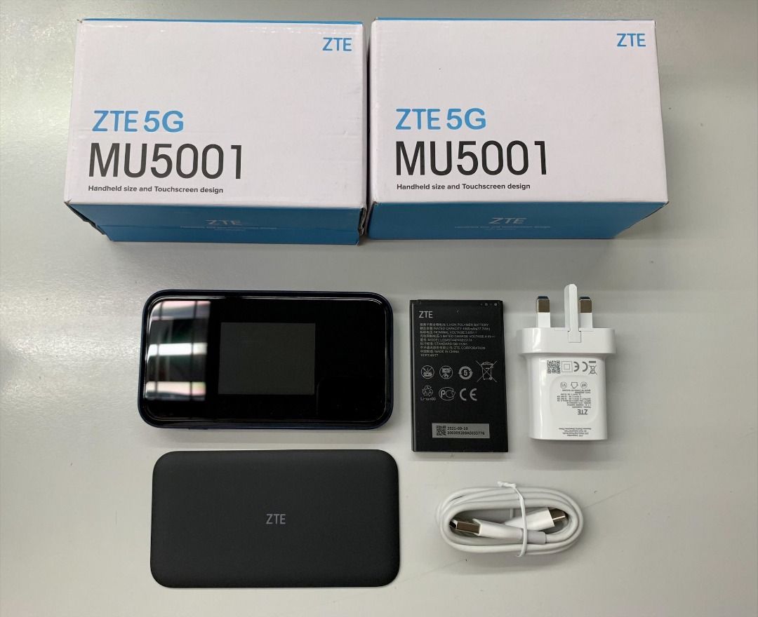 ZTE MU5001 MU5002 5.7Gbps 5G 4G+ LTE Wi-Fi 6 AX1800 (CANT'MODIFY ...