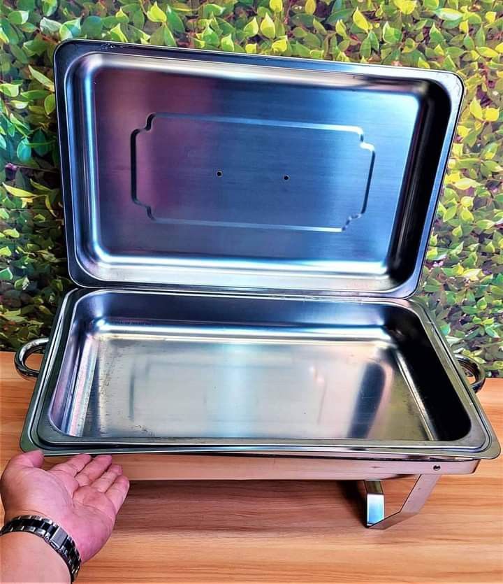 11L Chafing Dish Stainless Steel Buffet Food Warmer Features:Sturdy ...