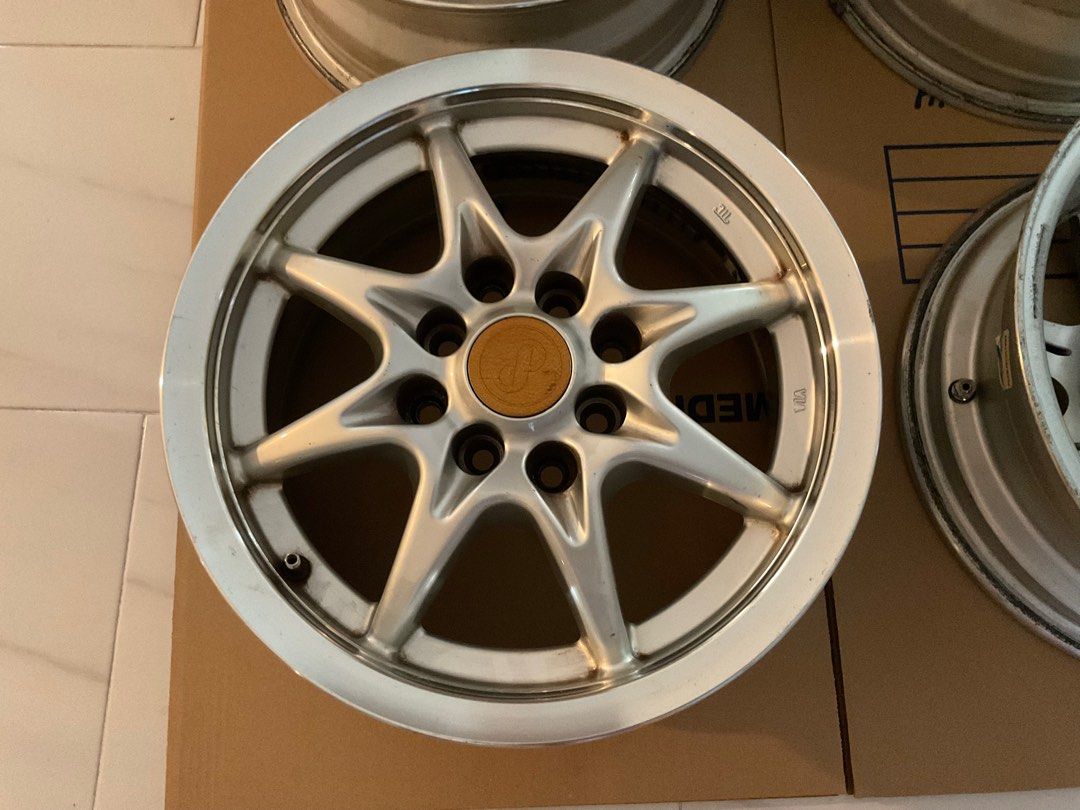 14 Inch Enkei Japan Rims, Car Accessories, Tyres & Rims on Carousell