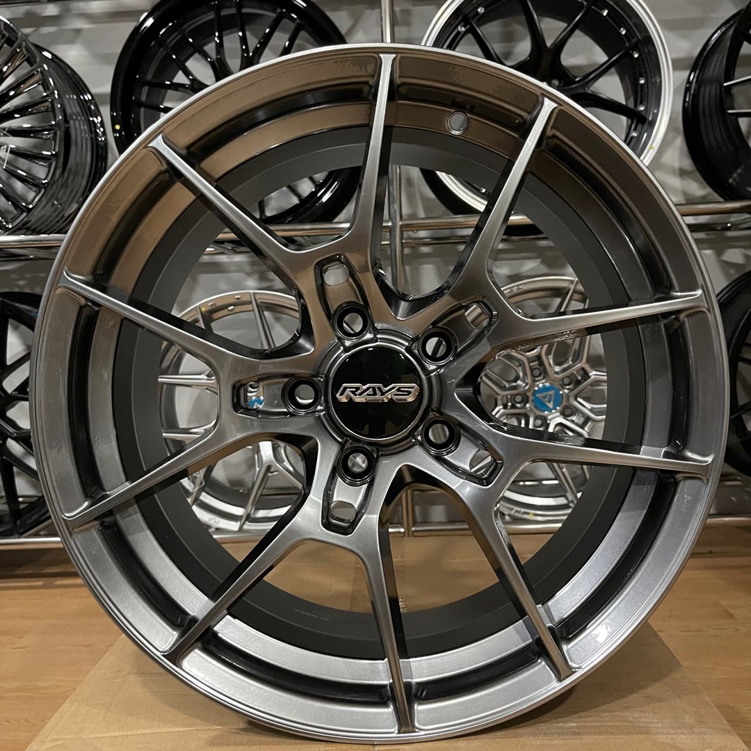 17” Rays G025 Design Sport Rim 5x100 Subaru Toyota Altis Wish Prius ...