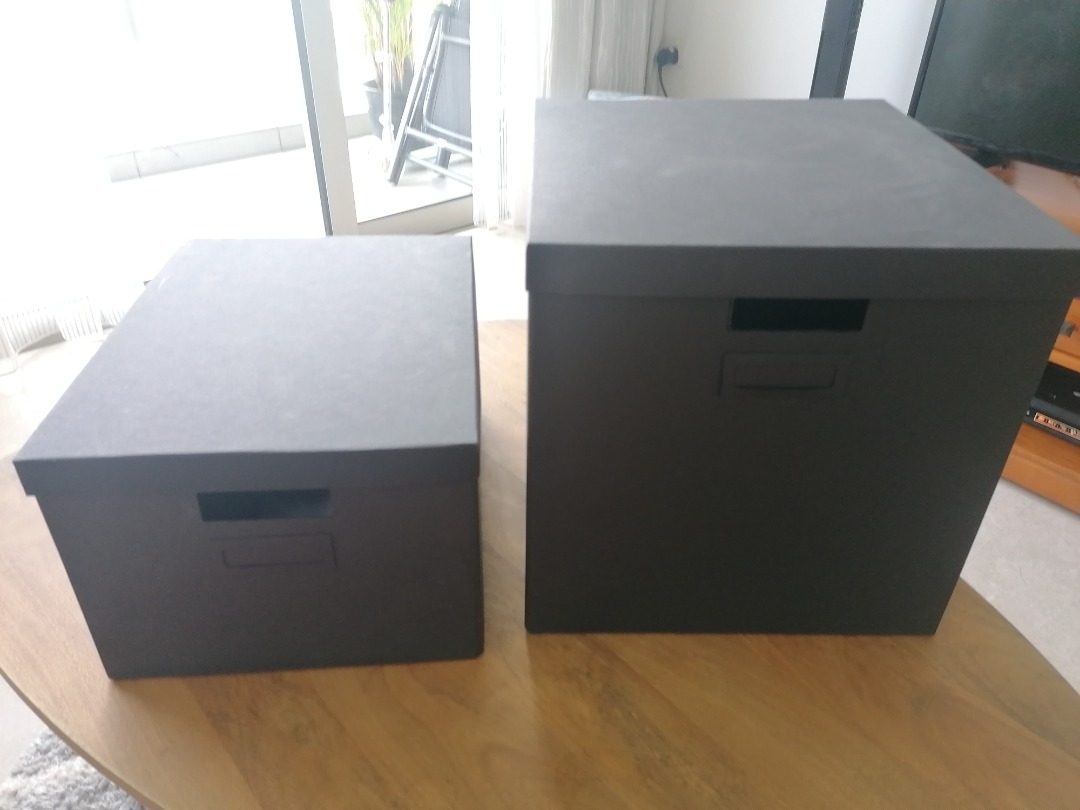 2 IKEA boxes, Furniture & Home Living, Home Improvement & Organisation ...