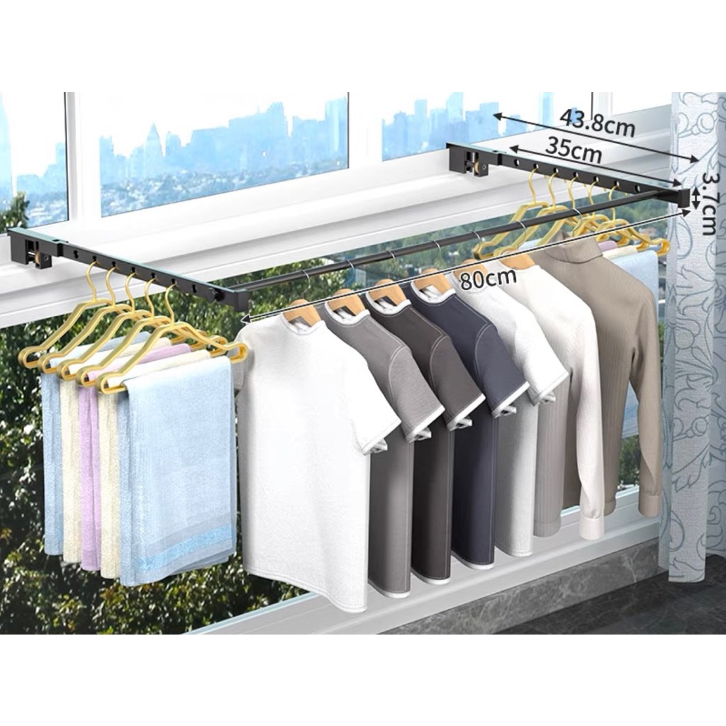 360 Adjustable Laundry Pole Rack, Furniture & Home Living, Home ...