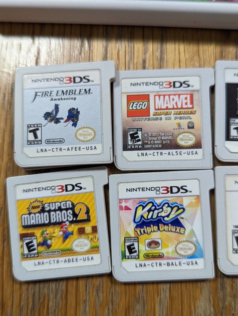 3DS Games Nintendo Mario 3D land party star rush rune factory 4 kart 7 ...
