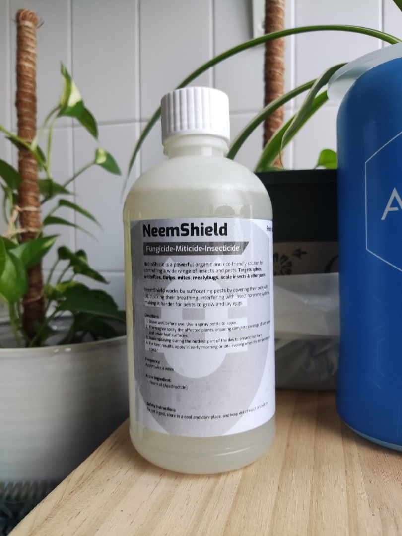 500ml Neem Oil Organic Fungicide Miticide Insecticide Ready To Use ...