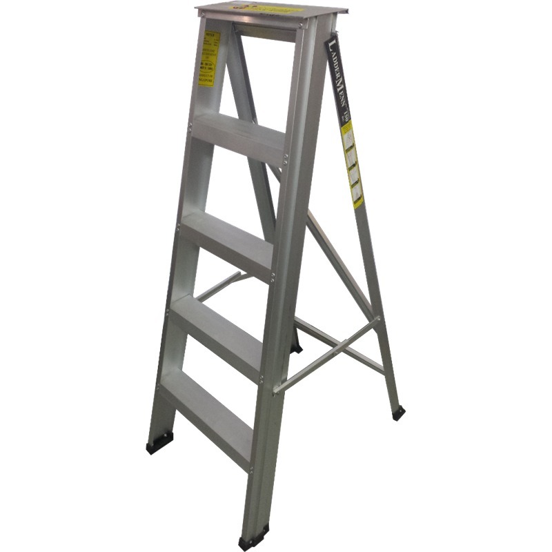 7 step LADDERMENN ALUMINIUM HEAVYDUTY LADDER, Furniture & Home Living ...