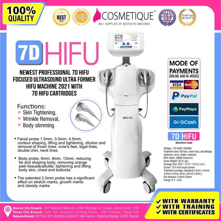 7D HIFU Machine with Training and Certificate, Beauty & Personal Care ...