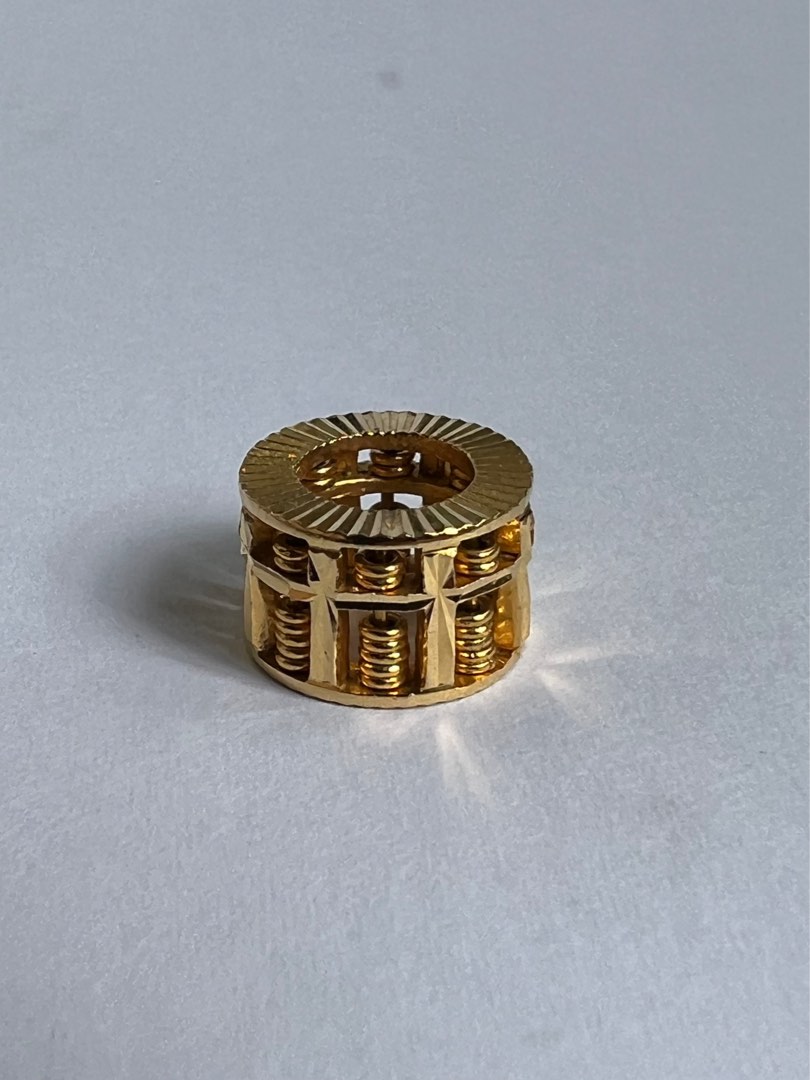 916/22k Gold Abacus Pendent, Men's Fashion, Watches & Accessories ...