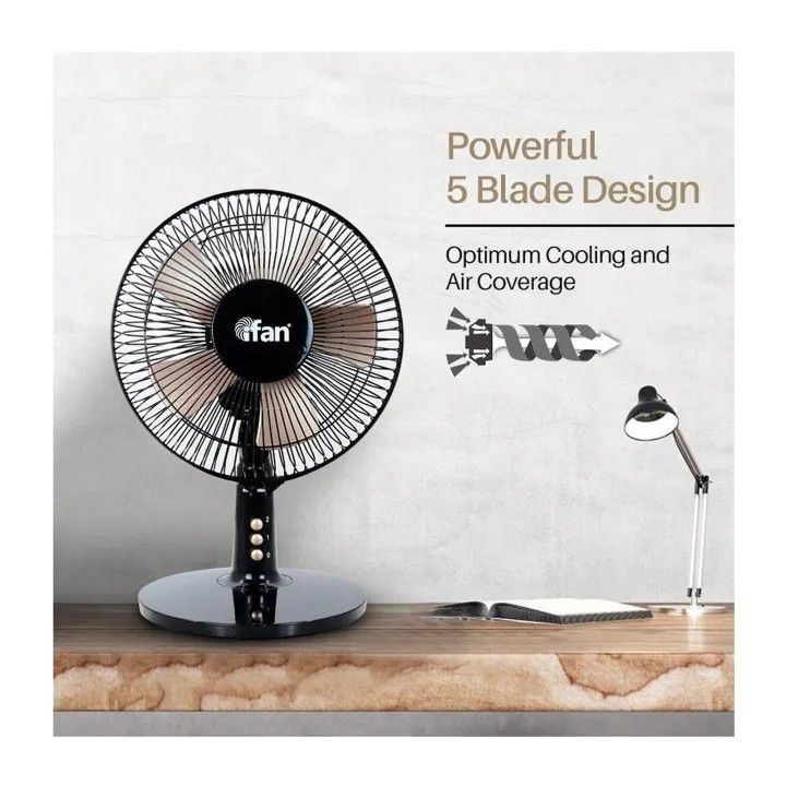 9 Inches Desk Fan Table Fan, Furniture & Home Living, Lighting & Fans ...