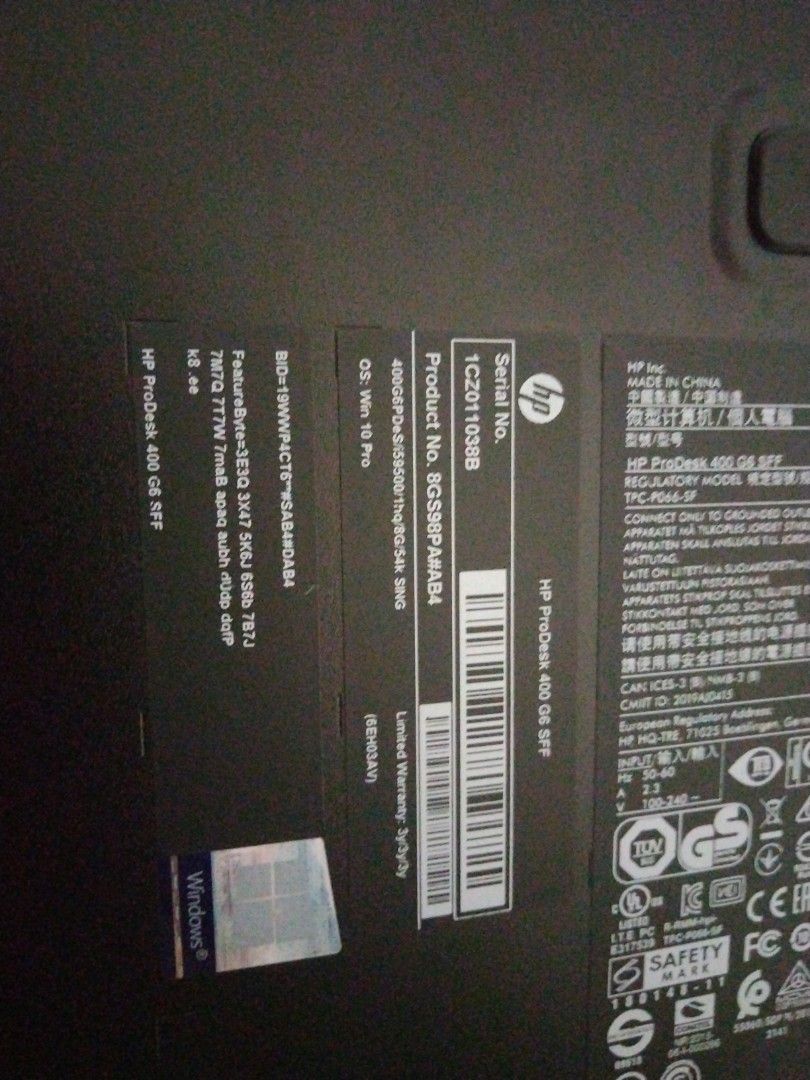 9th Gen HP i5 Prodesk Desktop, Computers & Tech, Desktops on Carousell
