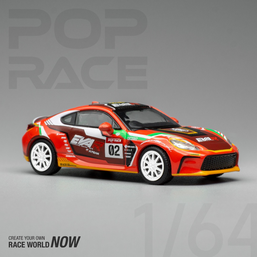 POP RACE 1/64 EVA RT PRODUCTION MODEL-02 GR 86 #PR64-GR86-EVA02, 興趣及遊戲 ...