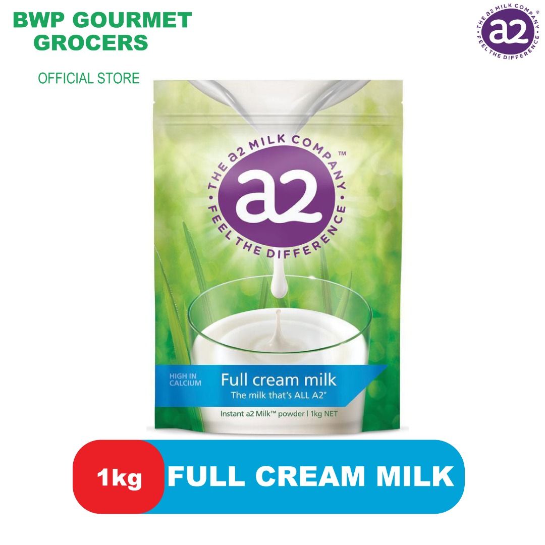 a2 Milk Full Cream Milk Powder (1kg), Food & Drinks, Local Eats on Carousell
