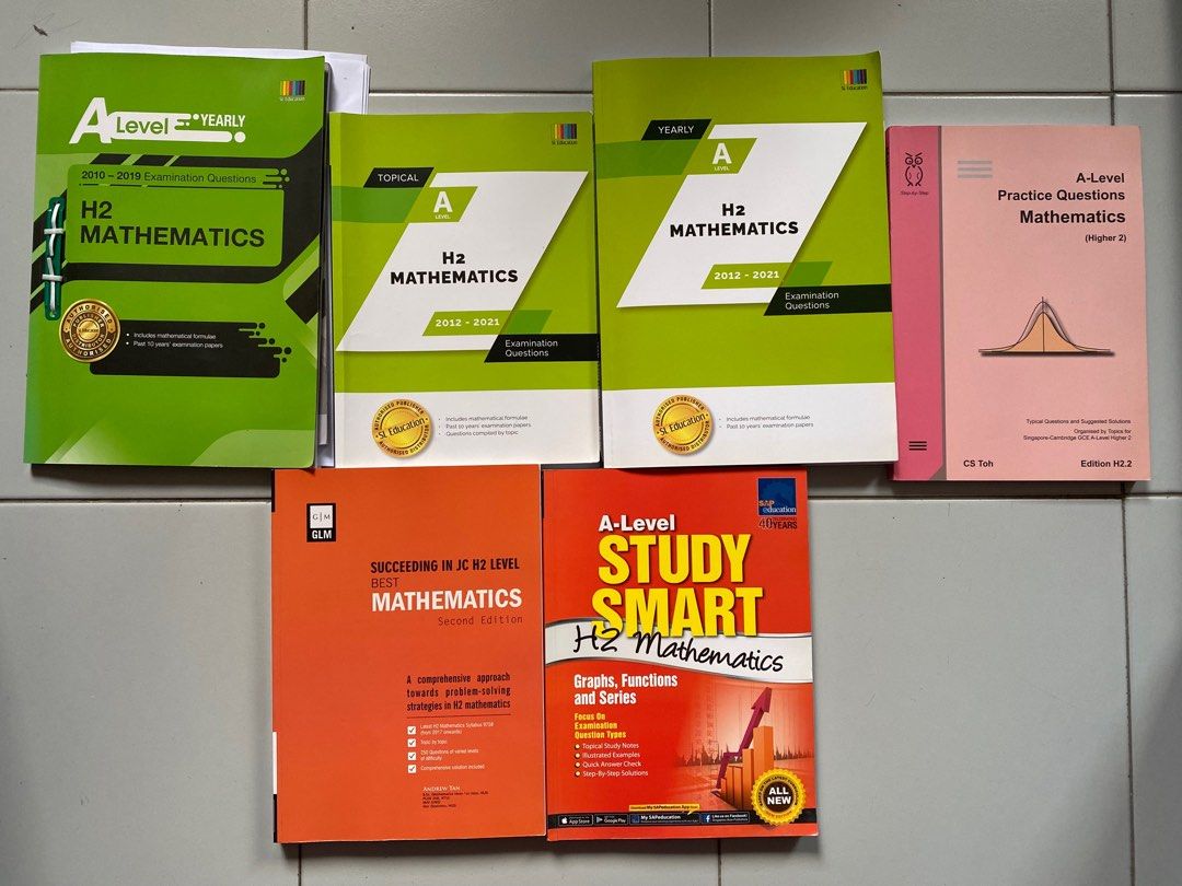 A level H2 Maths bundle, Hobbies & Toys, Books & Magazines, Assessment ...