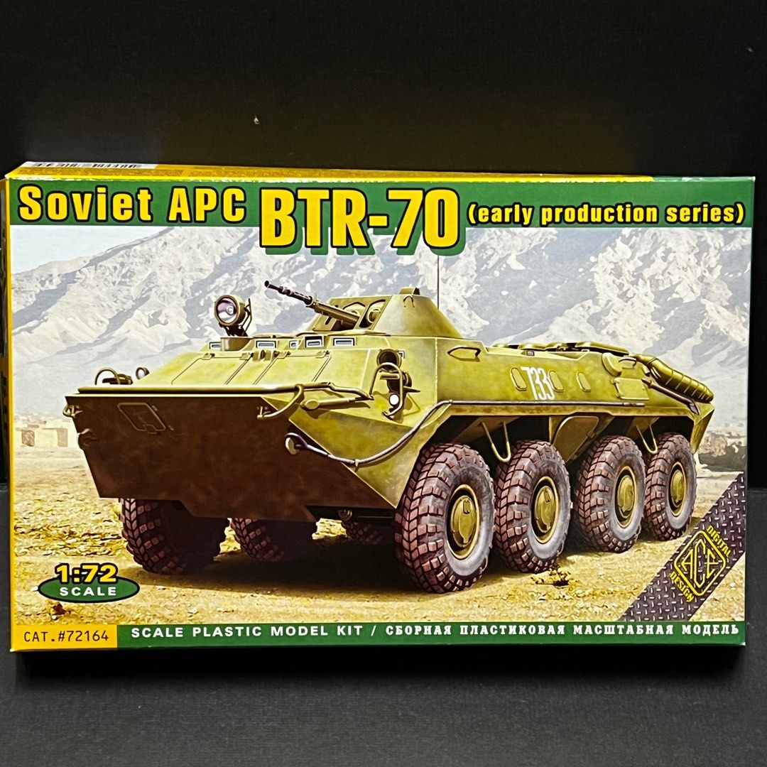 Ace 72164 Soviet APC BTR 70 1/72 模型, 興趣及遊戲, 玩具 & 遊戲類 - Carousell