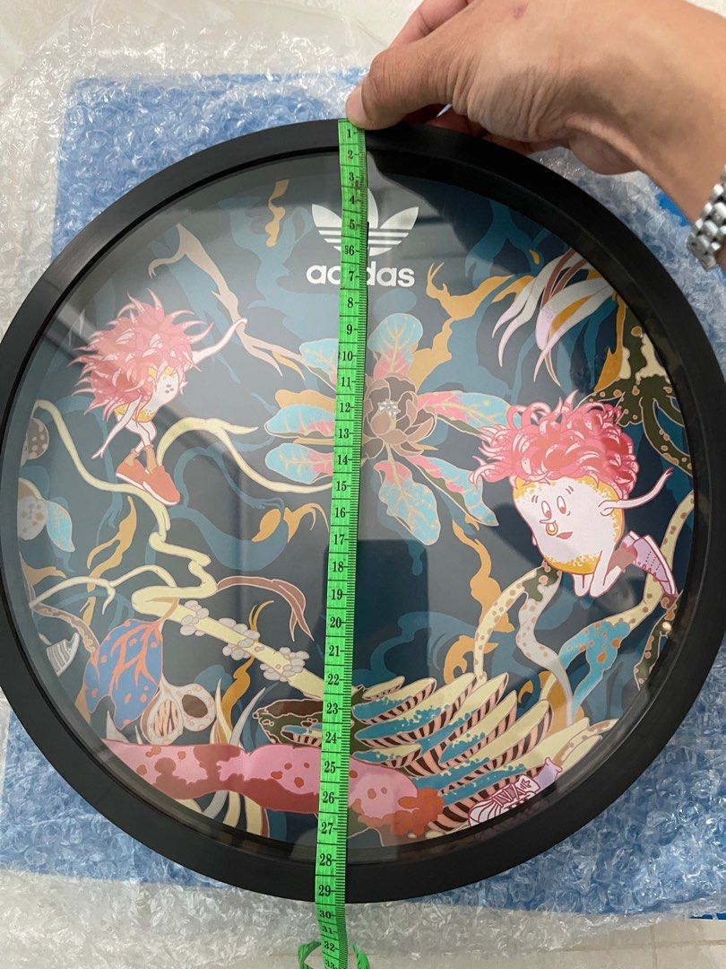 ADIDAS WALL CLOCK, Furniture & Home Living, Home Decor, Clocks on Carousell