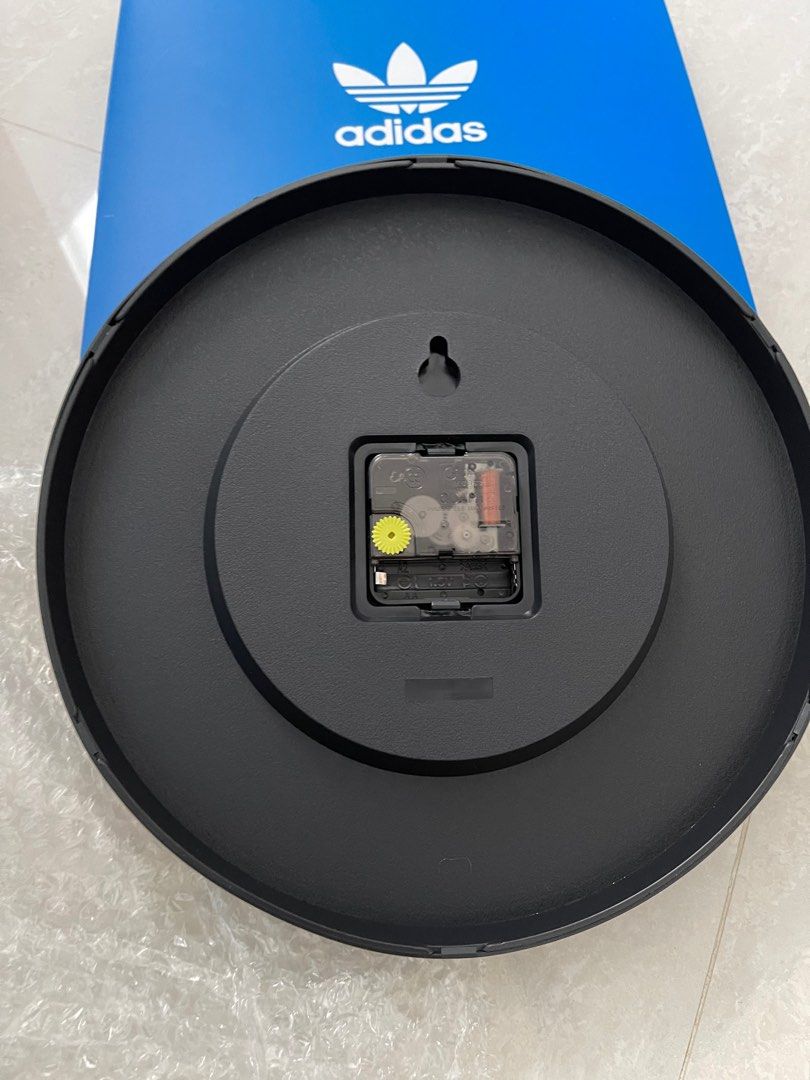 ADIDAS WALL CLOCK, Furniture & Home Living, Home Decor, Clocks on Carousell