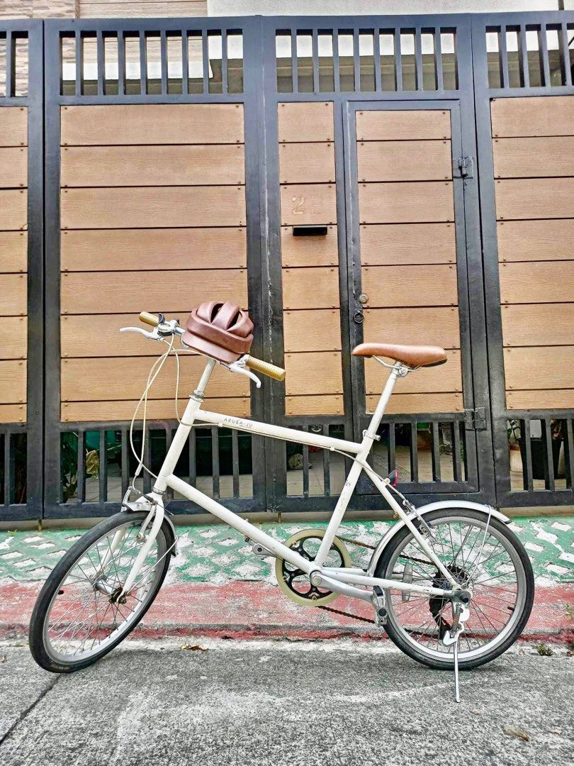 Aesthetic Japanese bike with leather helmet, Sports Equipment, Bicycles ...