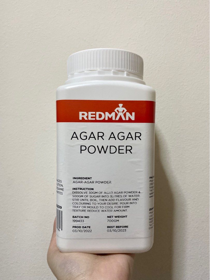 Agar Agar Powder (Redman), Food & Drinks, Homemade Bakes on Carousell