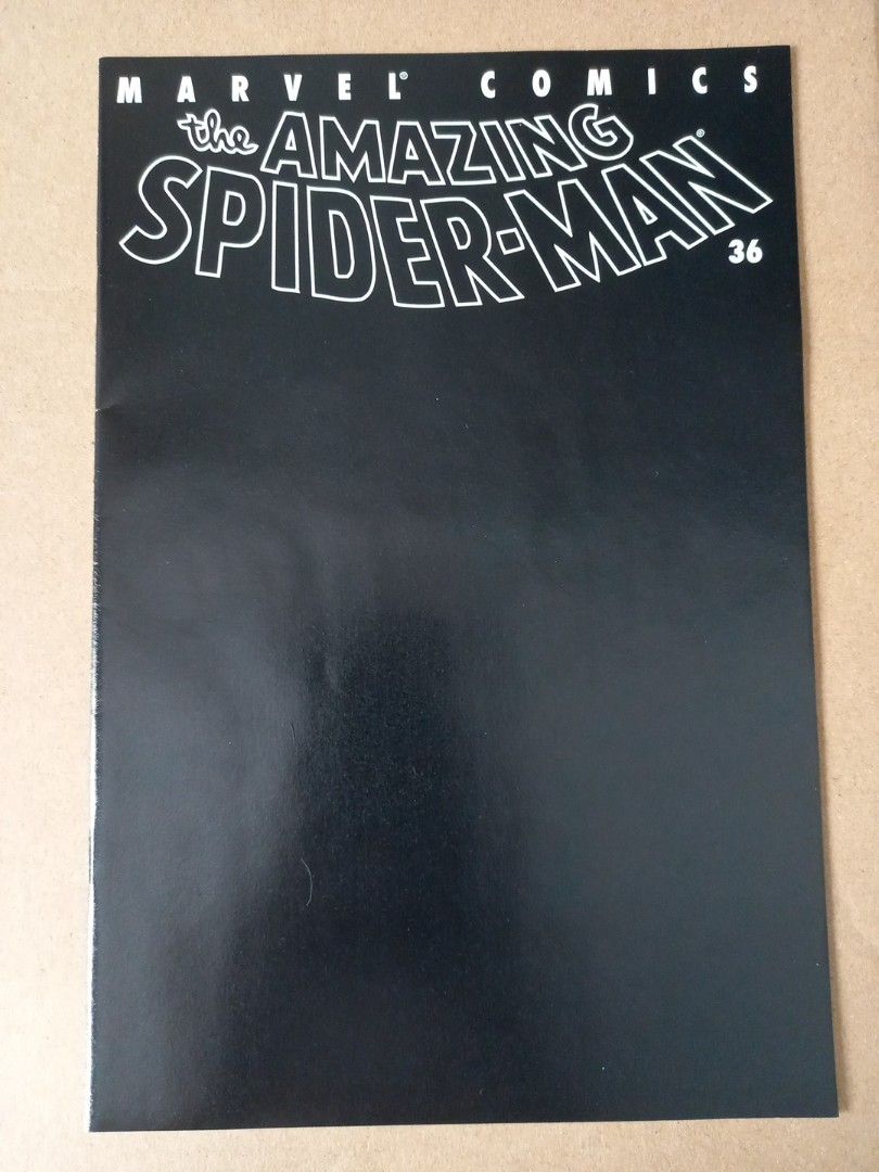 Amazing Spiderman #36 Black Cover 9/11 Tribute, Hobbies & Toys, Books ...