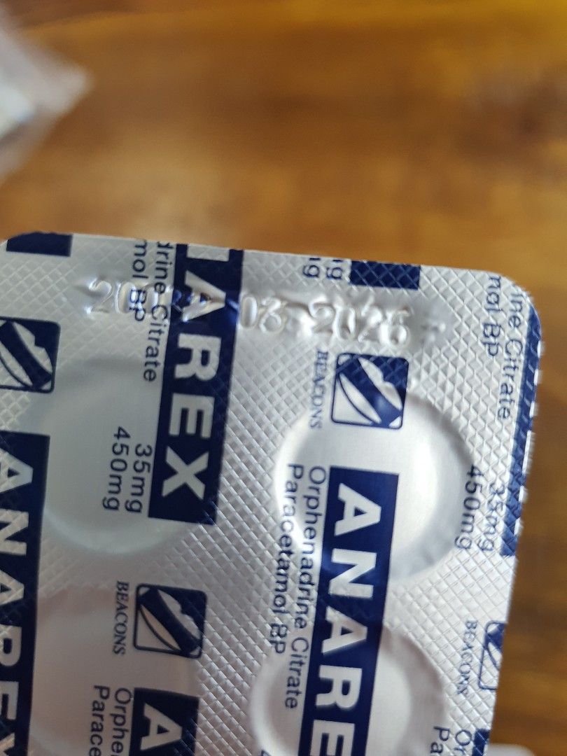 Anarex for muscle relaxation, Health & Nutrition, Medical Supplies ...