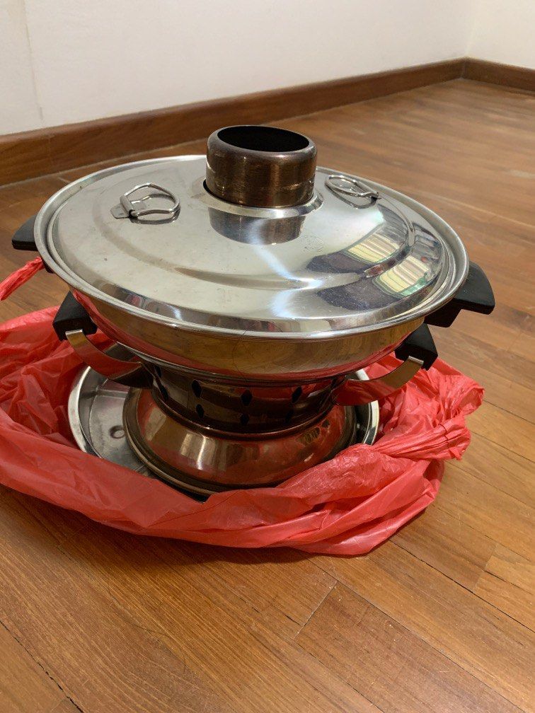 Antique charcoal steamboat set (camping also), Furniture & Home Living ...