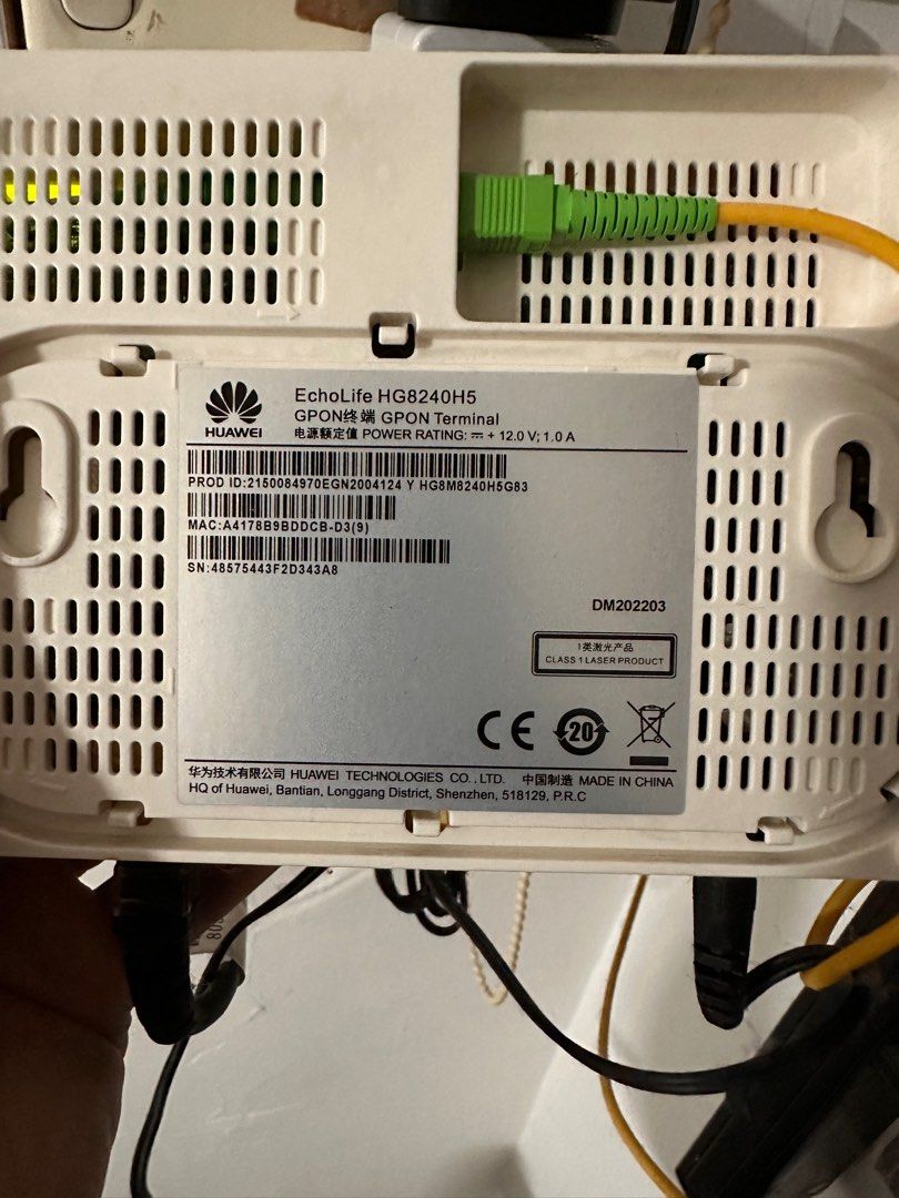 Asus RT-AX55 wifi6 router + Huawei Gpon Terminal, Computers & Tech ...