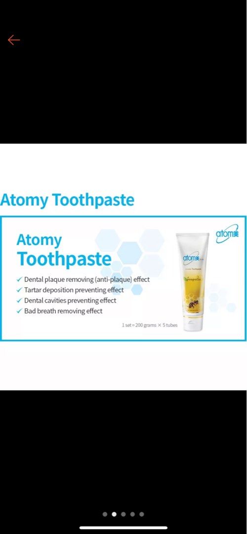 Atomy Toothpaste 200g x 1, Beauty & Personal Care, Oral Care on Carousell