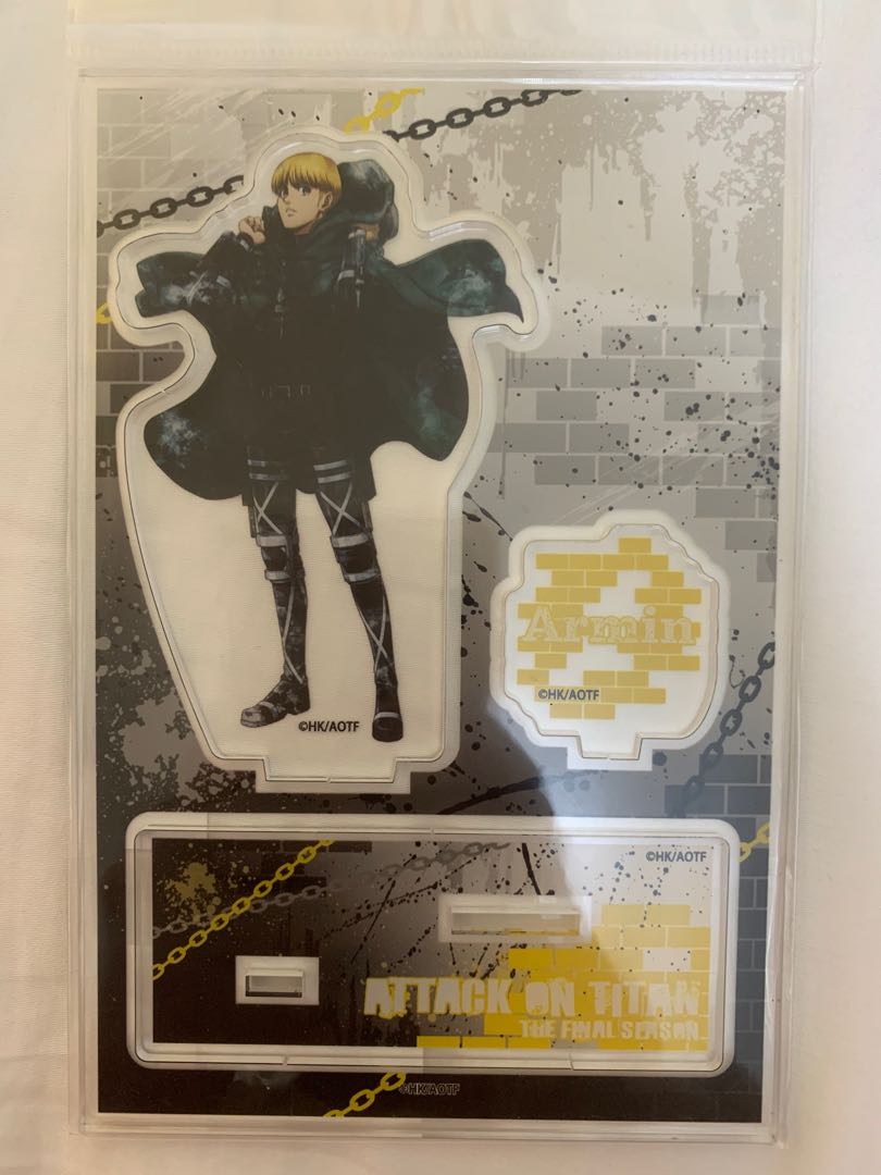 Attack on Titan Merch Armin Acrylic Standee, Hobbies & Toys, Toys ...