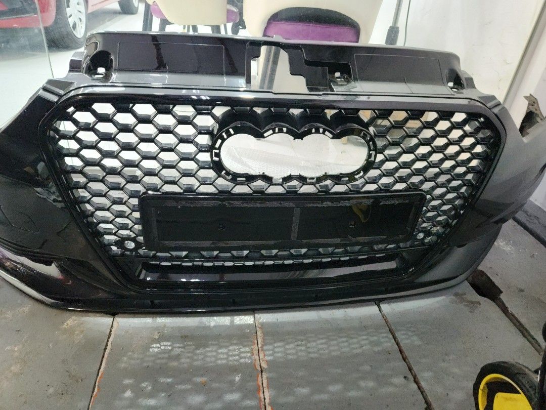 Audi A3 Honey Comb Bumper, Car Accessories, Accessories on Carousell