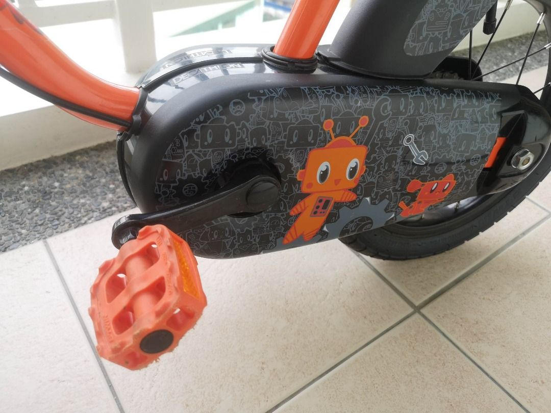 Authentic B'TWIN Kids' Bike 14" 500 - Robot on Carousell