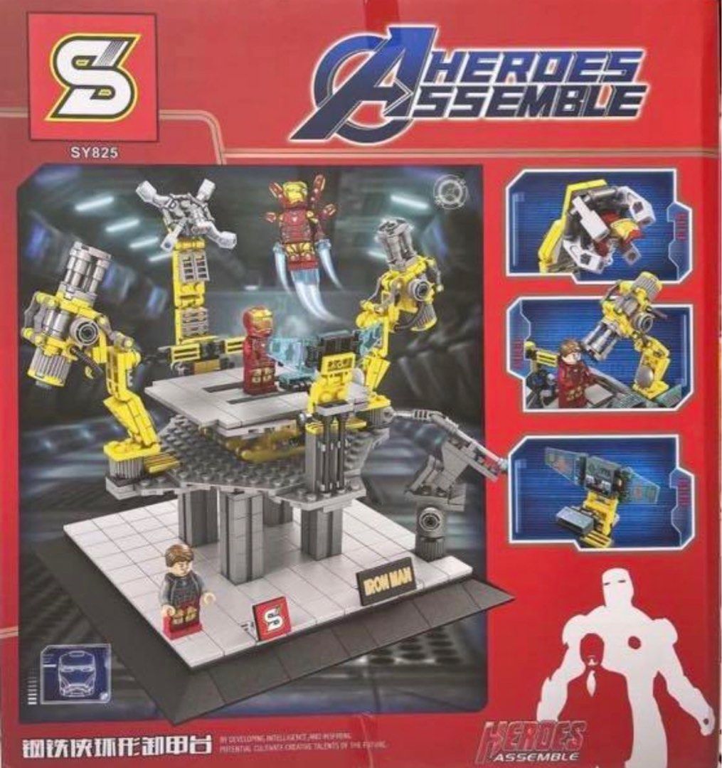 Avengers Iron Man Lego Building Blocks Fun for Kids Children Adult ...