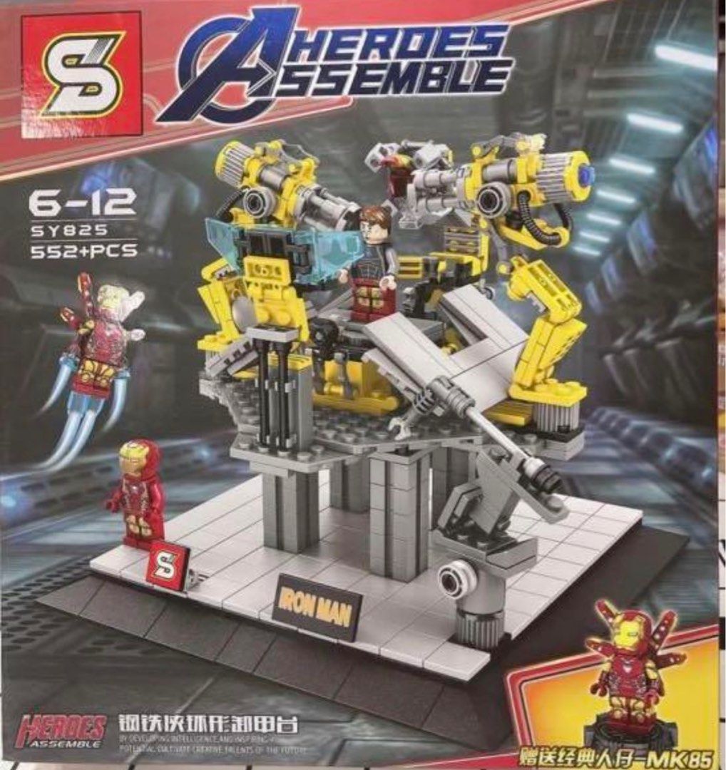 Avengers Iron Man Lego Building Blocks Fun for Kids Children Adult ...