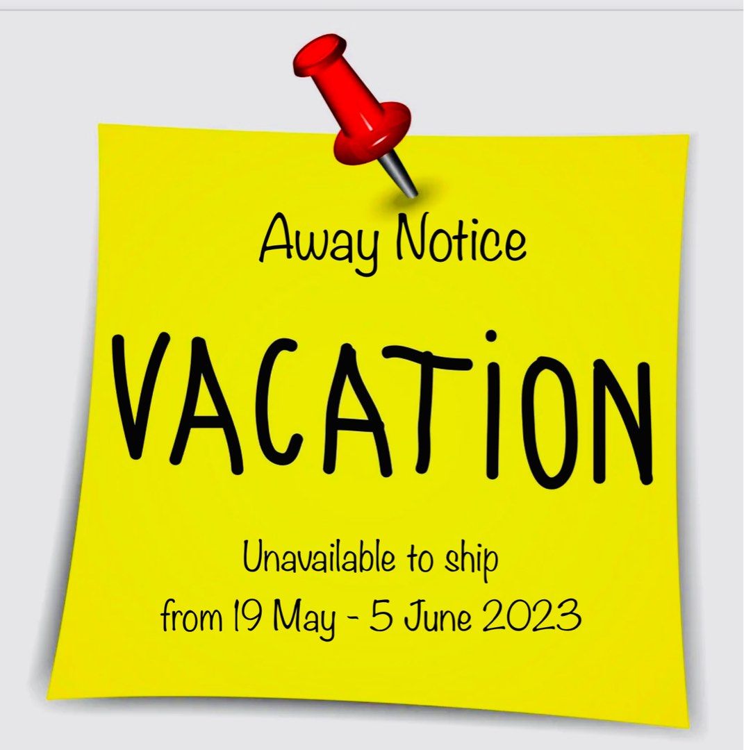 Away Notice, Announcements on Carousell