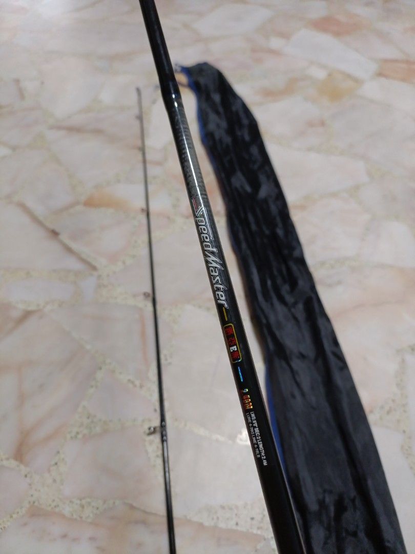 Speedmaster 2.4m baitcasting rod, Sports Equipment, Fishing on Carousell