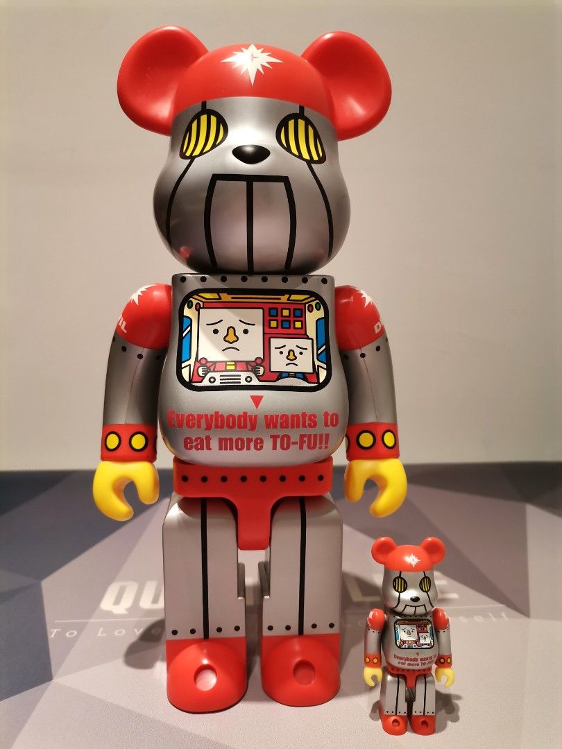 [Pre-Order] Bearbrick Devil Robots x TOFU Oyako (2003 Commemorative ...