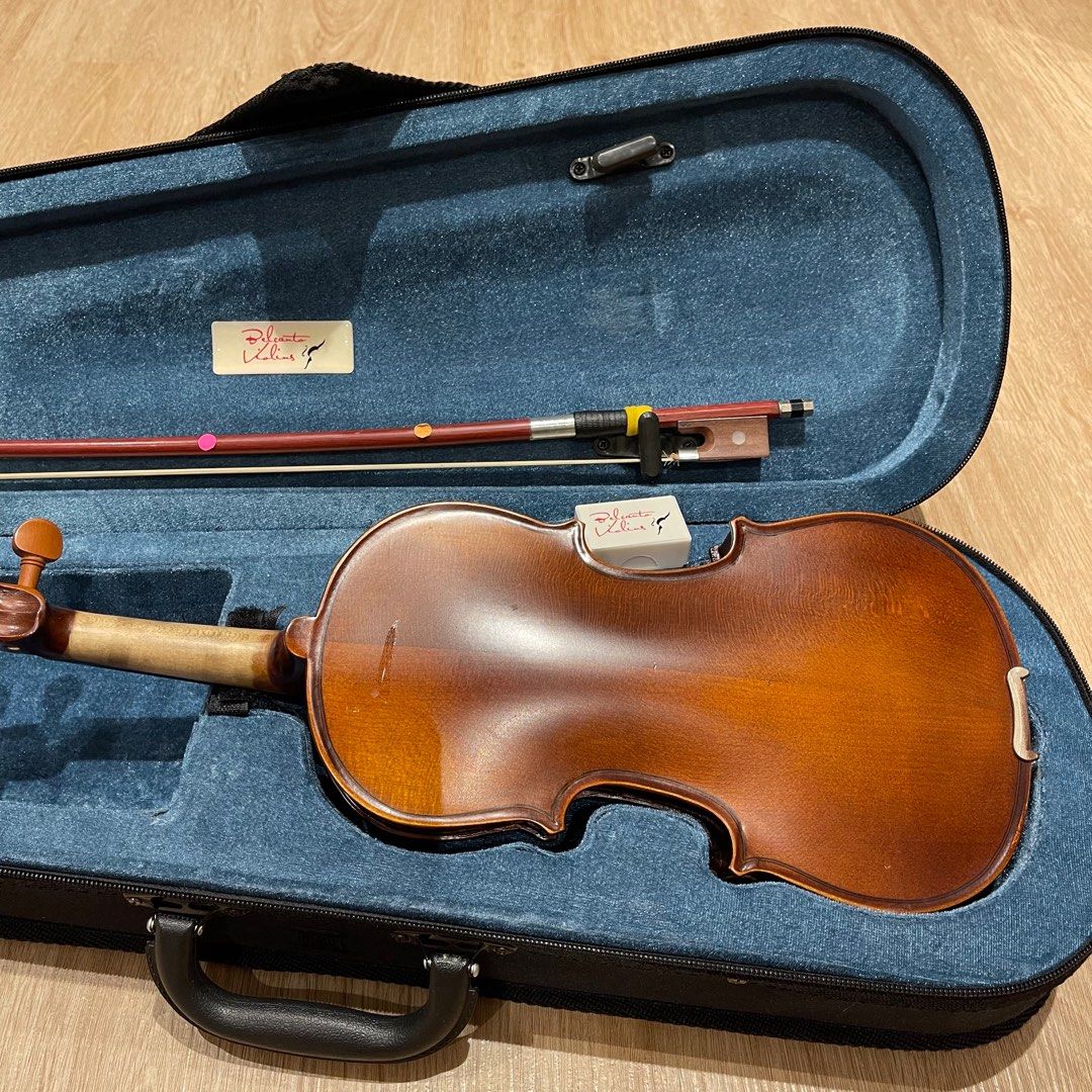 Belcanto Violin size 1/4 and VLM shoulder rest, Hobbies & Toys, Music ...