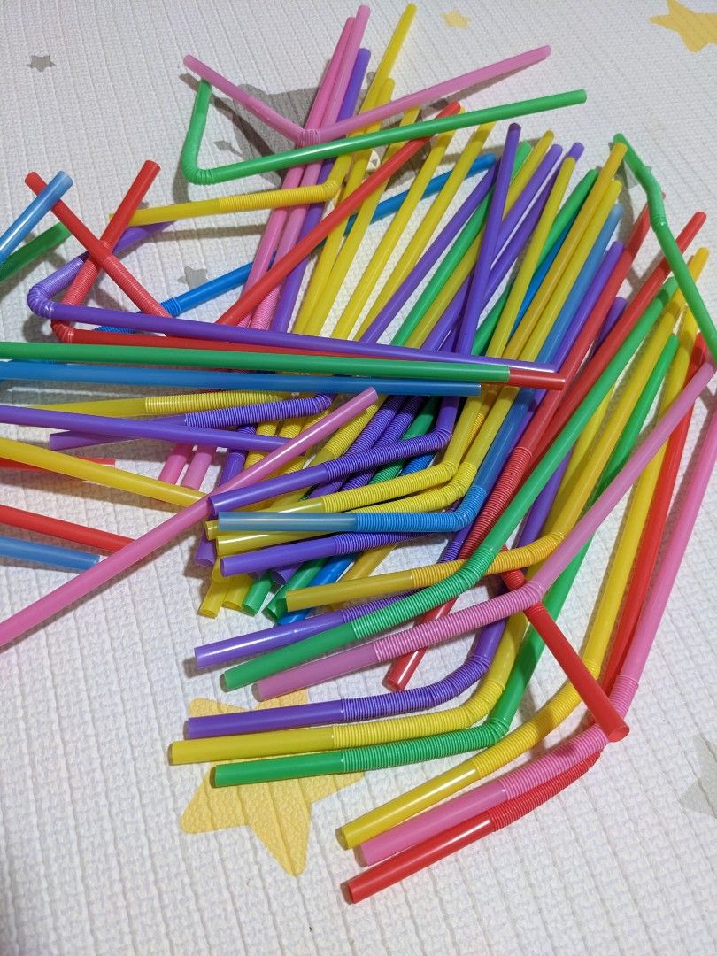 Bendy straws bundle, Hobbies & Toys, Stationery & Craft, Craft Supplies ...